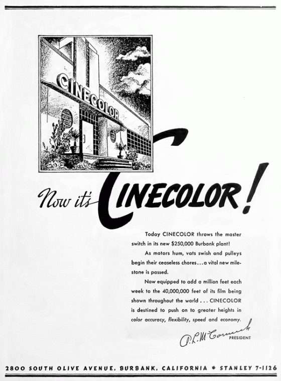 » Blog Archive » Cinecolor – and Super Cinecolor