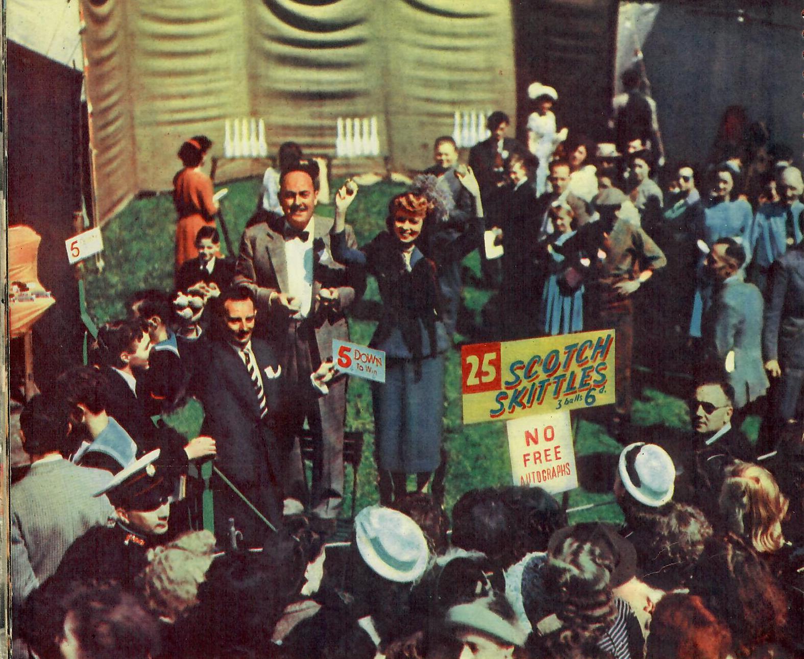 ABOVE – Garry Marsh with Yolande Donlan