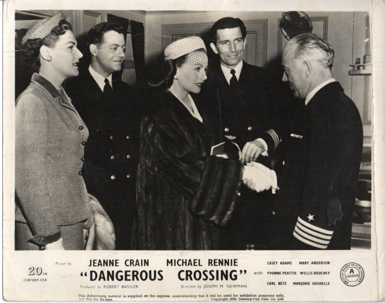 » Blog Archive » Dangerous Crossing 1953 – Jeanne Crain and Michael Rennie