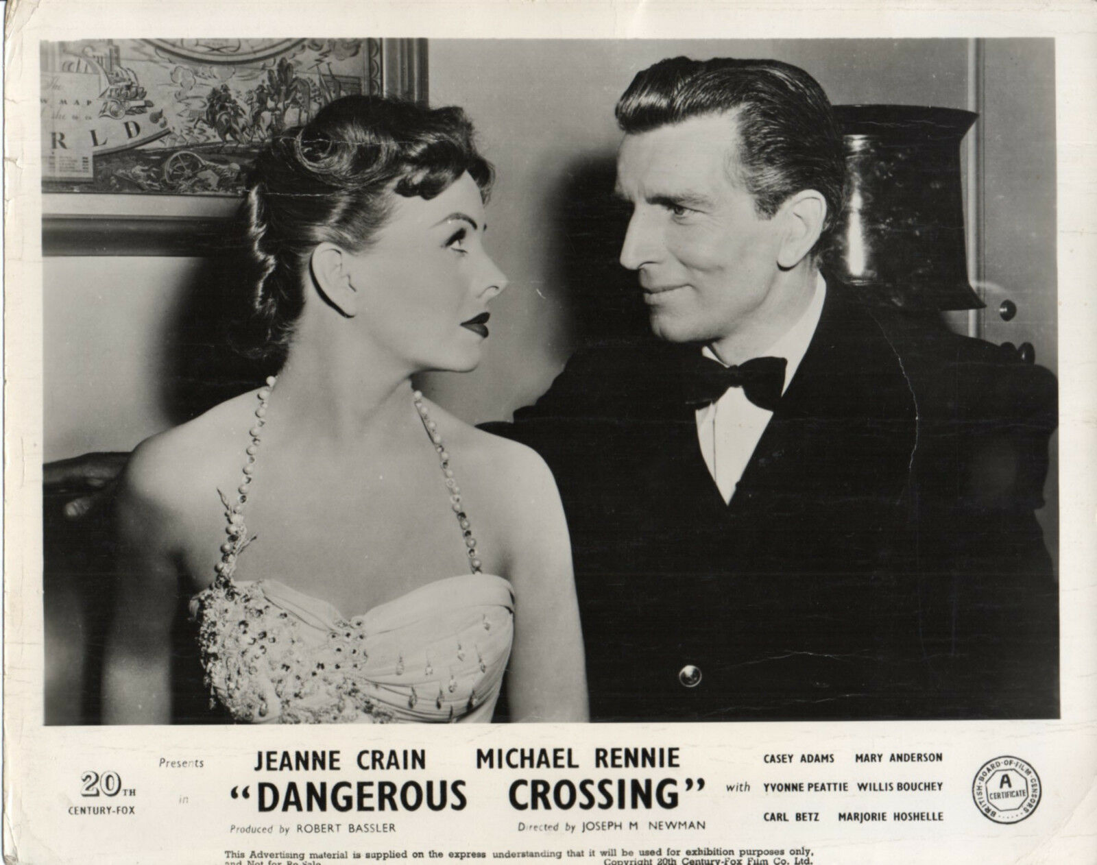 » Blog Archive » Dangerous Crossing 1953 – Jeanne Crain and Michael Rennie