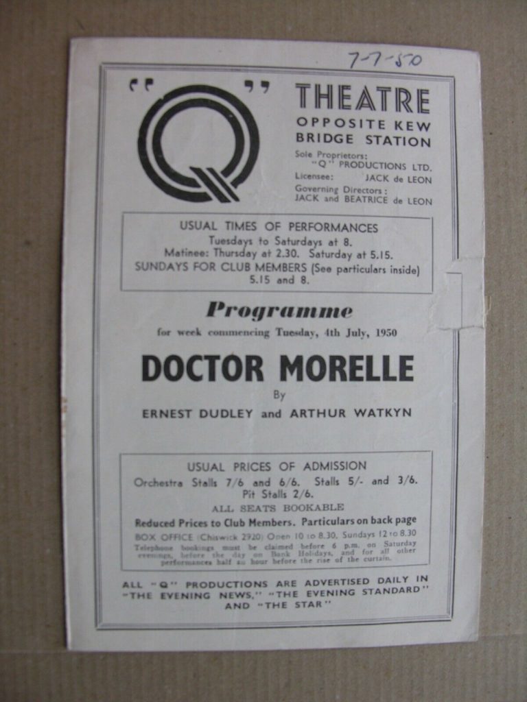 I really wish that the Dr Morelle stories could be done again on Radio ...