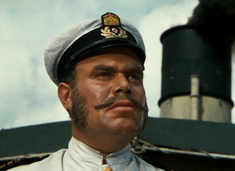 Peter Bull pictured above as the German Captain in ‘The African Queen’