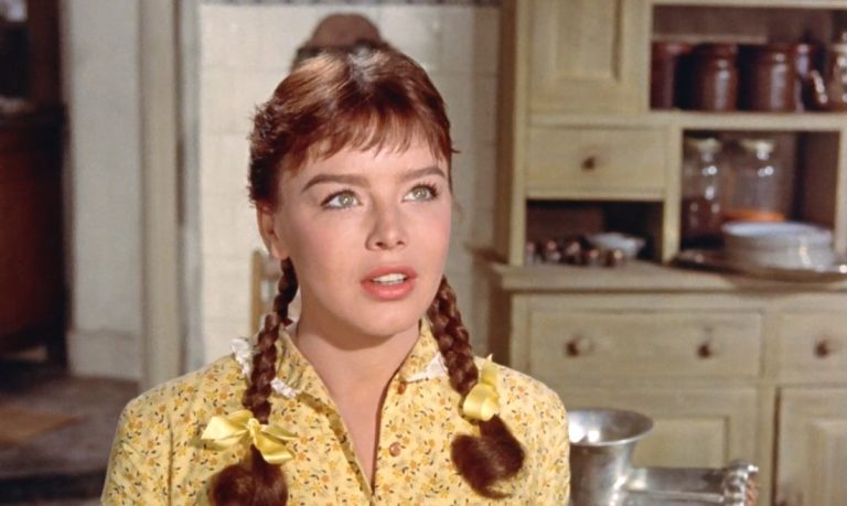 BELOW – A thrilling action shot from the film with Janet Munro leaping ...