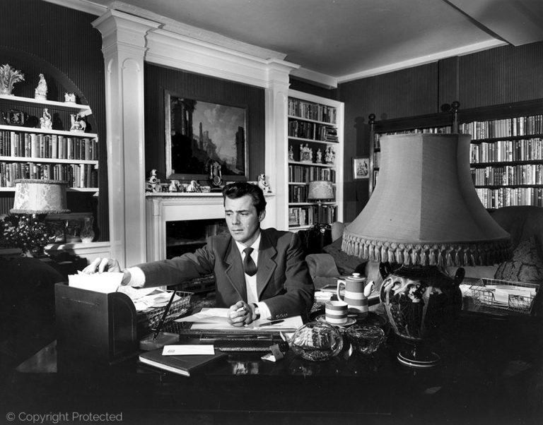 Dirk Bogarde at Beel House