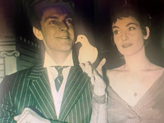 Picture taken on February 28, 1957 of Diane Cilento and David Morton at ...