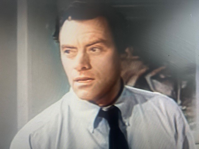ABOVE John Ireland in ‘The Glass Cage’ – this is from the Colorised Version