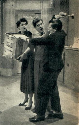 ABOVE – Peter Hawkins tries to conduct an auction but again HL ...