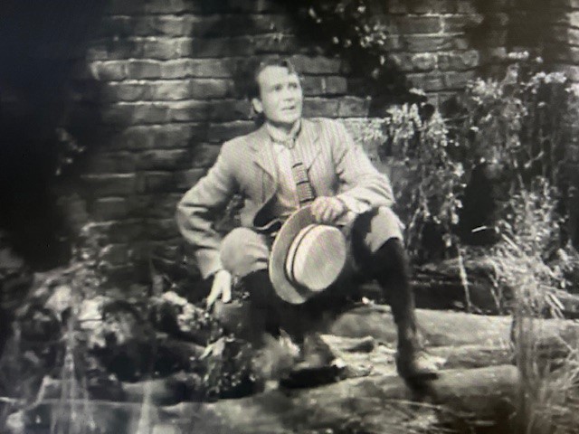 ABOVE – He just sits and takes in the tranquillity